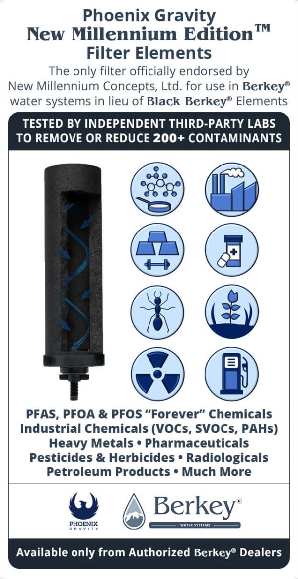 Phoenix Gravity New Millennium Edition™ Filter Elements